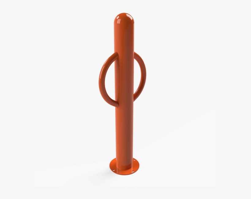 Bollard Bike Rack Contempory - Bicycle Transparent PNG - 600x623 - Free ...