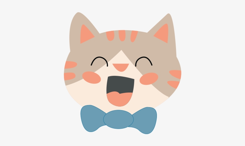 Face Cats Emoji For Imessage Messages Sticker-1 - Cat Emoji Transparent ...