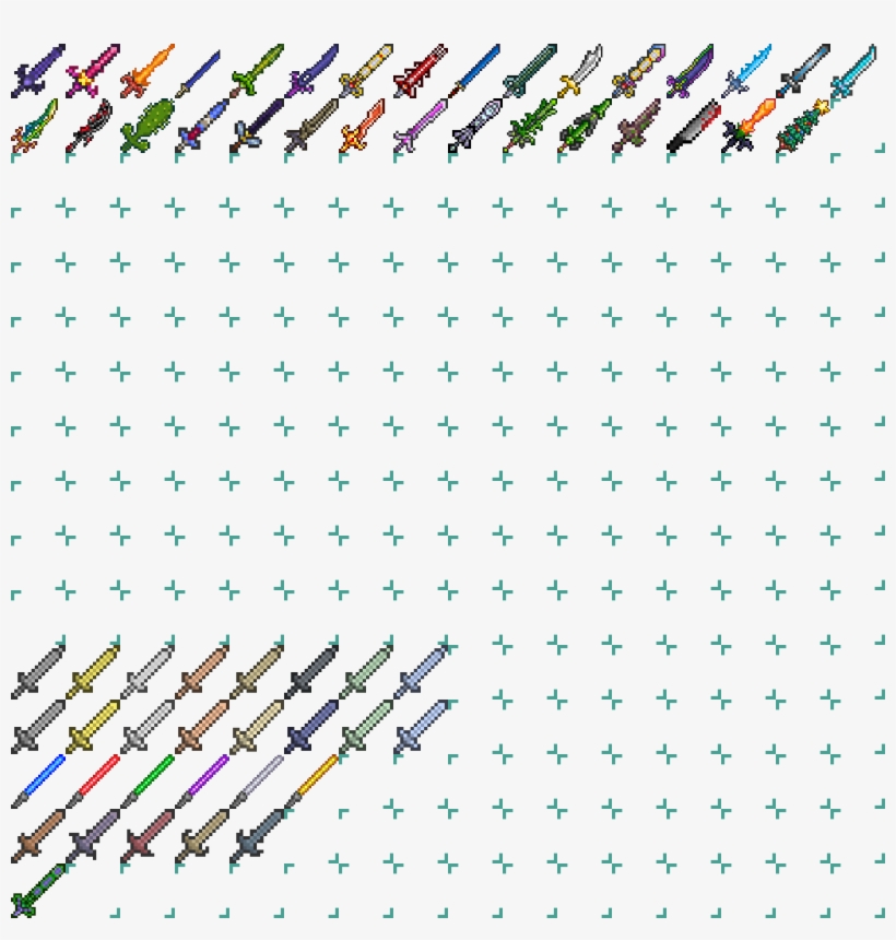 Rtc4xoi - Terraria Sword List Transparent PNG - 1024x1024 - Free ...