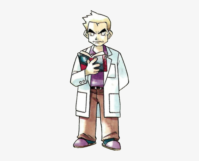 Welcome To The World Of Pokémon My Name Is Oak - Professor Oak Red And ...