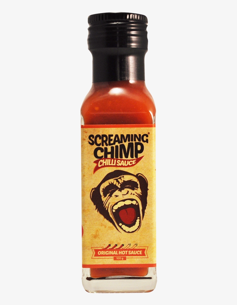 Original Screaming Chimp Chilli Sauce - Screaming Chimp Transparent PNG ...