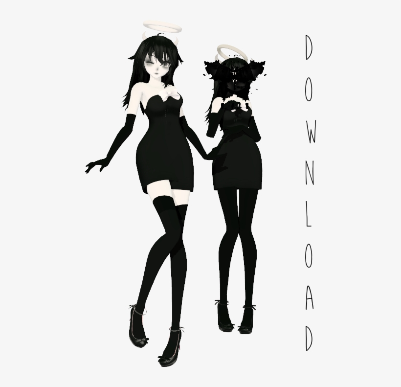 Bendy And The Ink Machine - Mmd Alice The Angel Transparent PNG ...