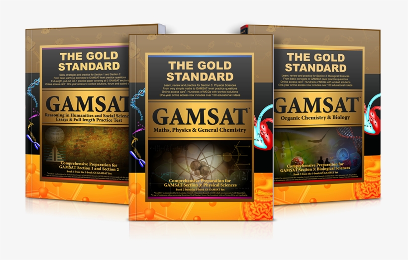 Australian Bookstores - Gold Standard Gamsat Book Transparent PNG ...