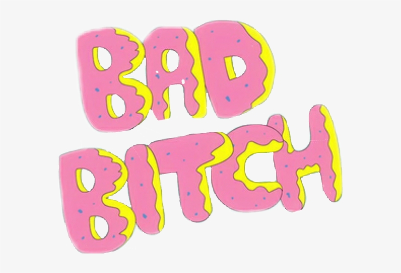 Cute Mine Simpsons Donut Badbitch - Bad Bitch Transparent PNG - 582x480 ...