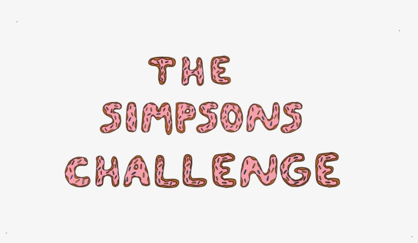 Simpsons-09 - Calligraphy Transparent PNG - 1000x563 - Free Download on ...