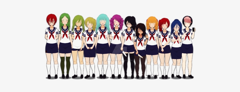 Yandere Simulator Transparent PNG - 530x268 - Free Download on NicePNG