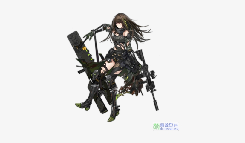 Pic M4a1mod D - M4a1 Mod 3 Girls Frontline Transparent PNG - 400x400 ...