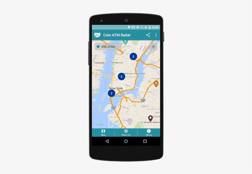 Coin Atm Radar Android App - Atm App Transparent PNG - 282x500 - Free ...
