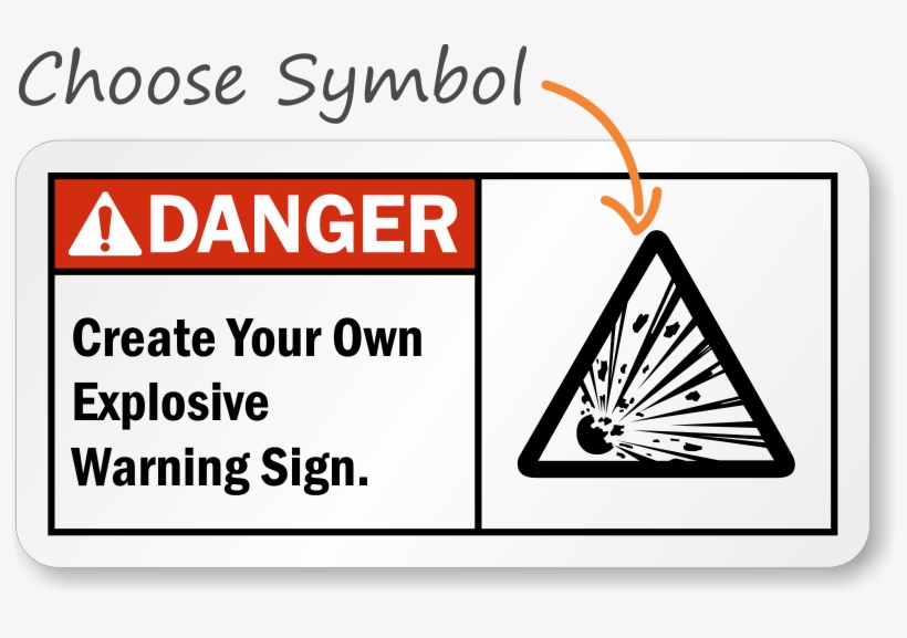 Explosive Sign Png
