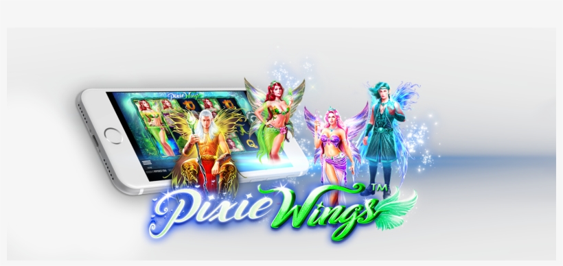Pixie Wings Slots Game Logo - Illustration Transparent PNG - 1680x715 ...