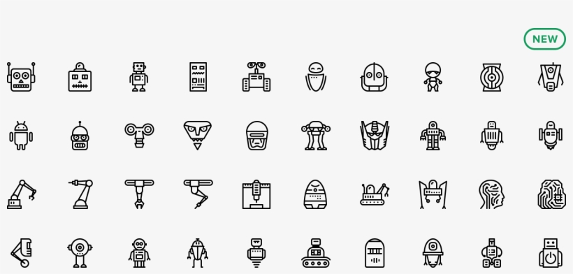 Icon Robots - Icon Transparent PNG - 1824x784 - Free Download on NicePNG