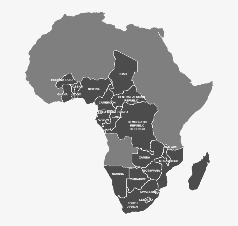 Sub Saharan Africa Png - Sub Saharan Africa Transparent Transparent PNG ...