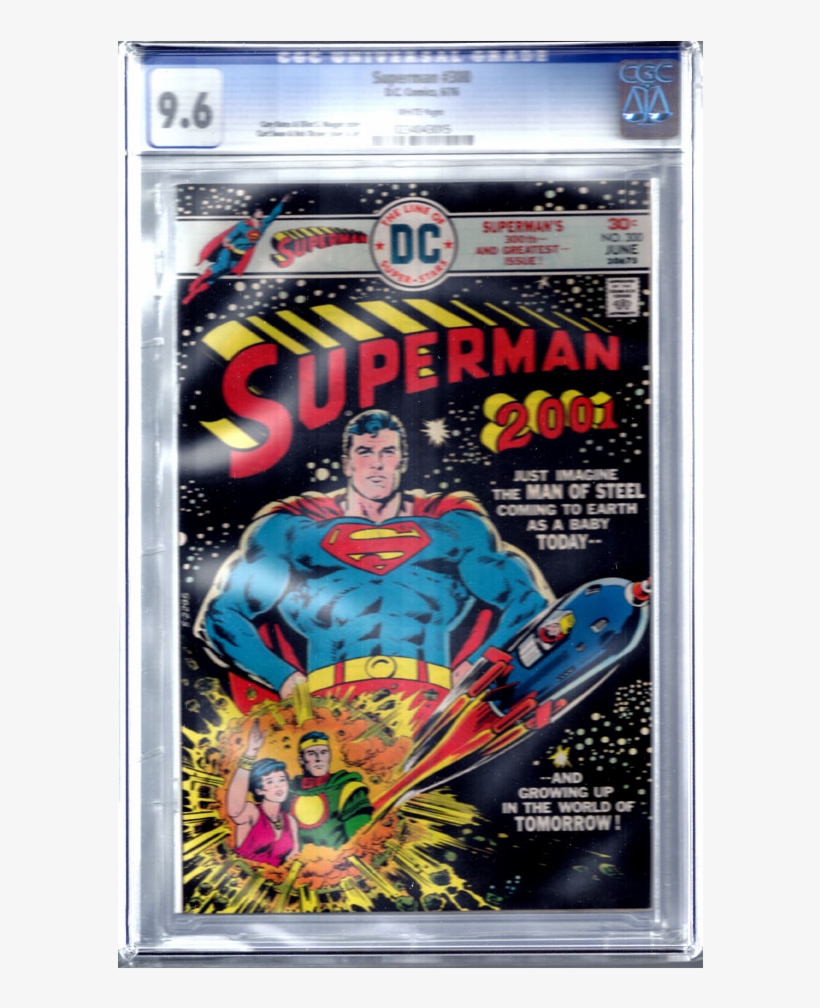 Superman Issue 300 Comic - 300 Transparent PNG - 927x927 - Free ...
