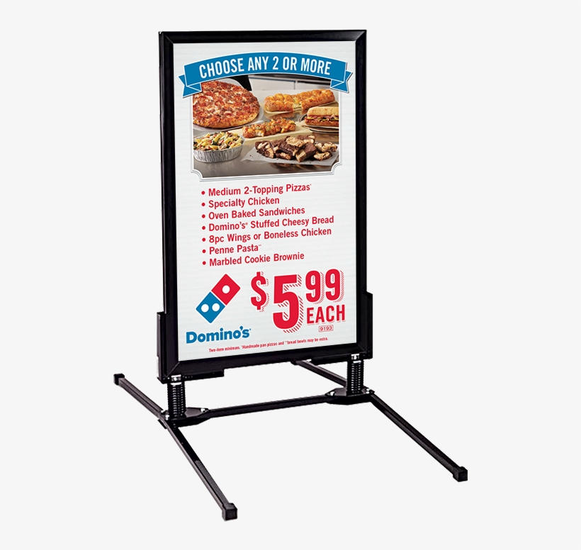 Heavy-duty Sidewalk Sign - Slide Show Transparent PNG - 500x696 - Free ...