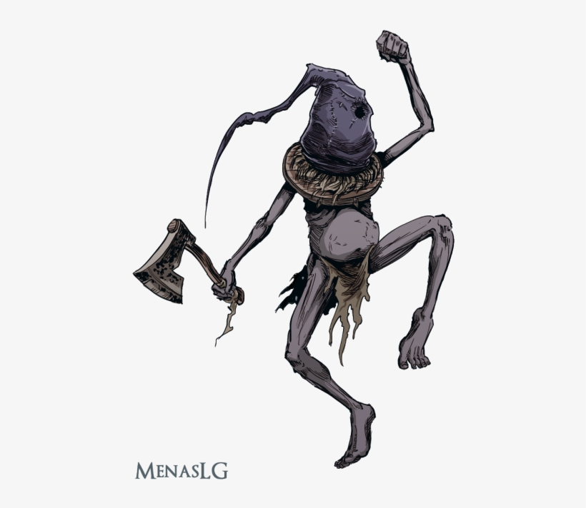 Hollow Slave - Dark Souls 3 Thrall Art Transparent PNG - 500x670 - Free ...