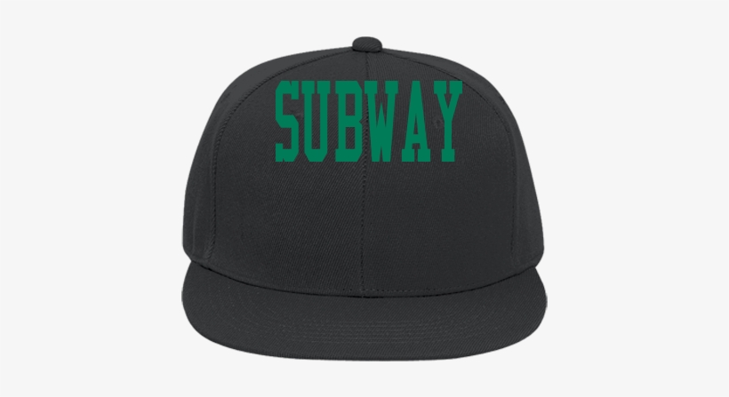 Flat Bill Fitted Hats 123 - Subway Hat Png Transparent PNG - 428x400 ...