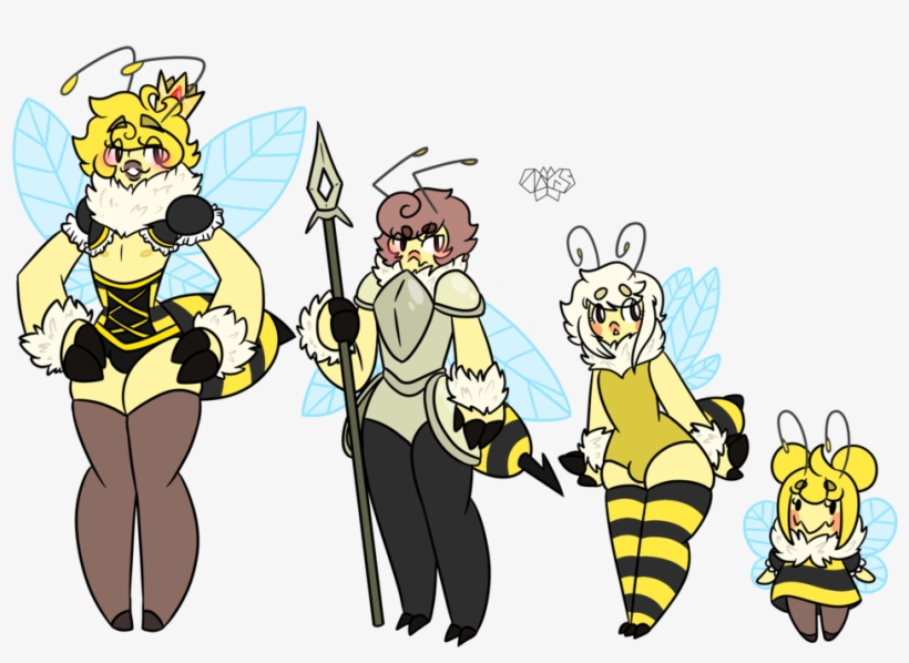 Bee Drawing Muscular - Anthro Bee Transparent PNG - 1024x689 - Free Download on NicePNG