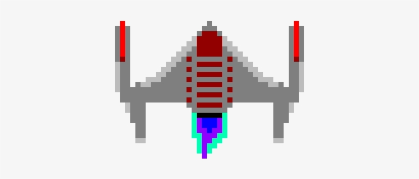 Enemy Spaceship - Nave Pixel Art Png Transparent PNG - 550x410 - Free ...