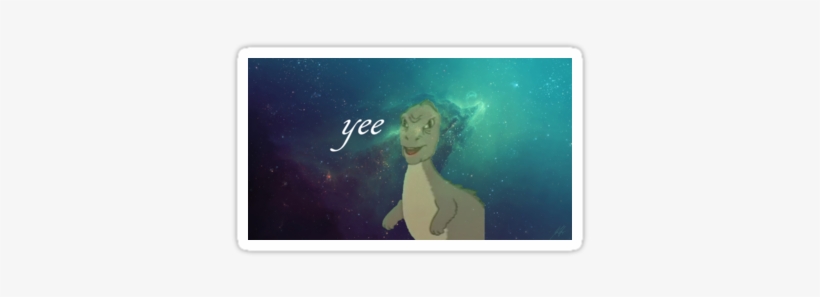 "yee Dinosaur" Stickers By Thedolanizor - Dinosaur Transparent PNG ...