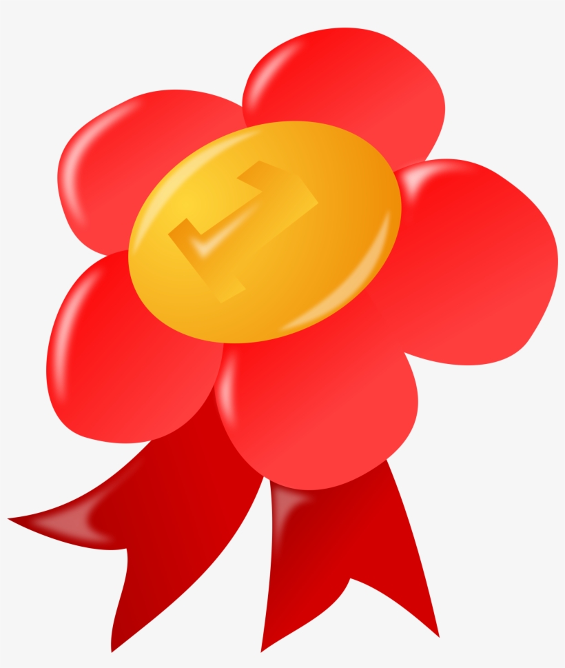 Ribbon Clipart Number One - First Prize Ribbon Clip Art Transparent PNG ...