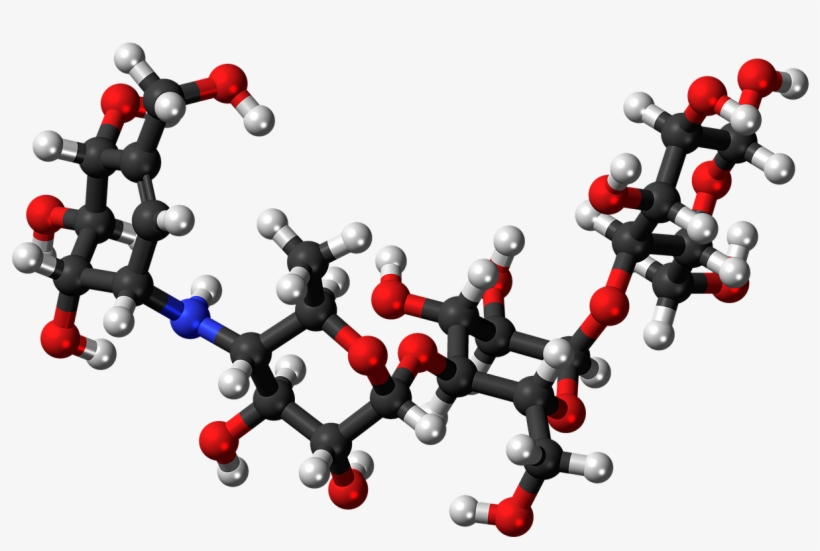 Stachyose Ball And Stick Structure Transparent PNG - 1280x824 - Free ...