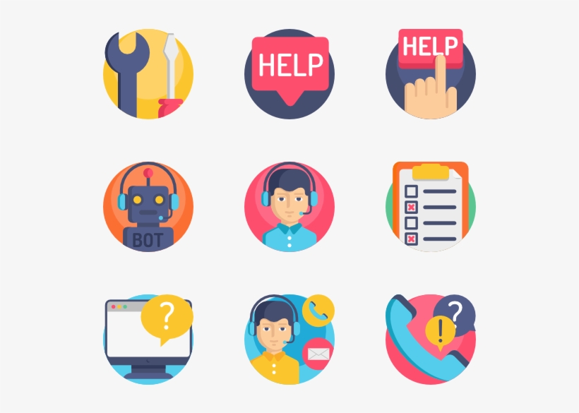 Help And Support - Vector Graphics Transparent PNG - 600x564 - Free ...