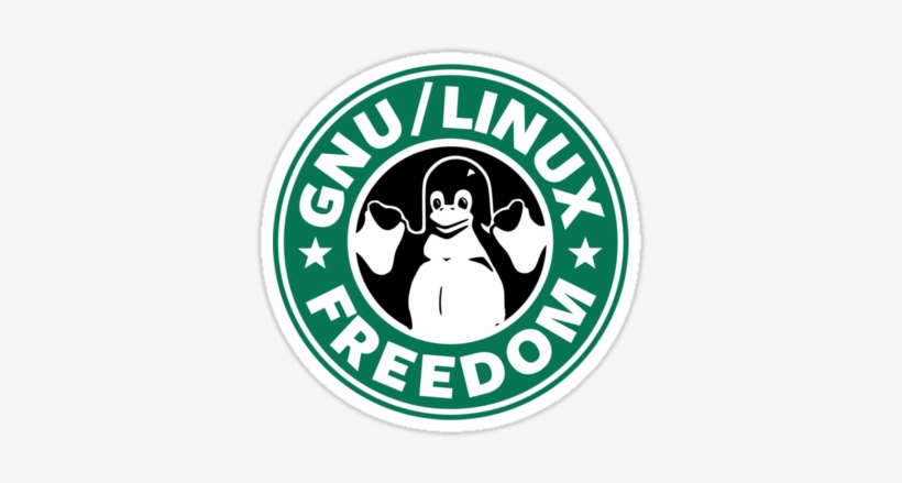 Gnu/linux Freedom Sticker - Linux Freedom Transparent PNG - 375x375 ...