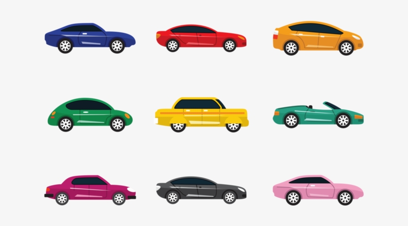 Colorul Carros Vector Icons - Iconos Png Carro Transparent PNG ...
