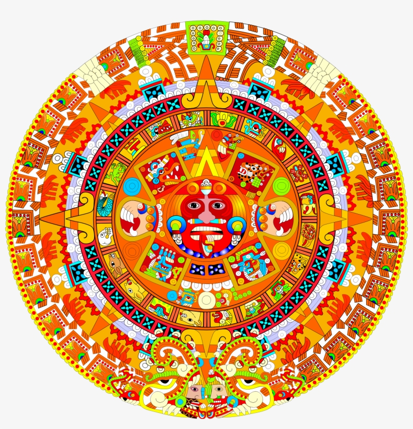 Open - Piedra Del Sol A Color Transparent PNG - 2000x2000 - Free ...