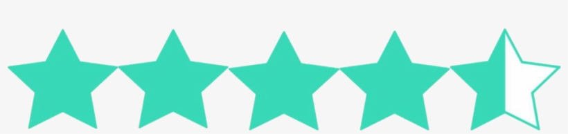 Fourandahald Start - 4 1 2 Stars Transparent PNG - 1000x257 - Free ...