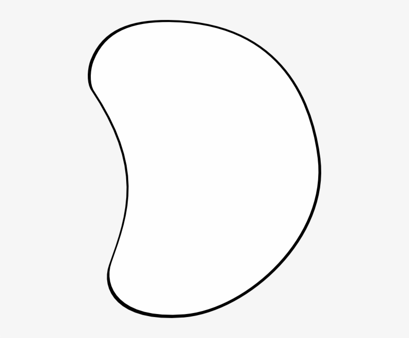 Red Clipart Jellybean - Jellybean Outline Png Transparent PNG - 468x597 ...