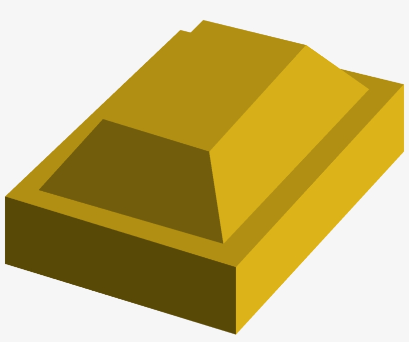 Gold Bar Detail - Runescape Gold Bar Transparent PNG - 1500x1185 - Free ...