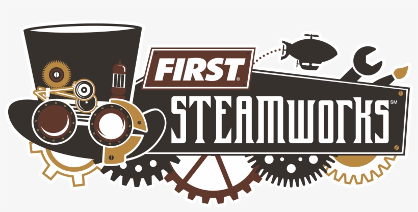 First Robotics Steamworks Logo Transparent PNG - 3187x1462 - Free ...