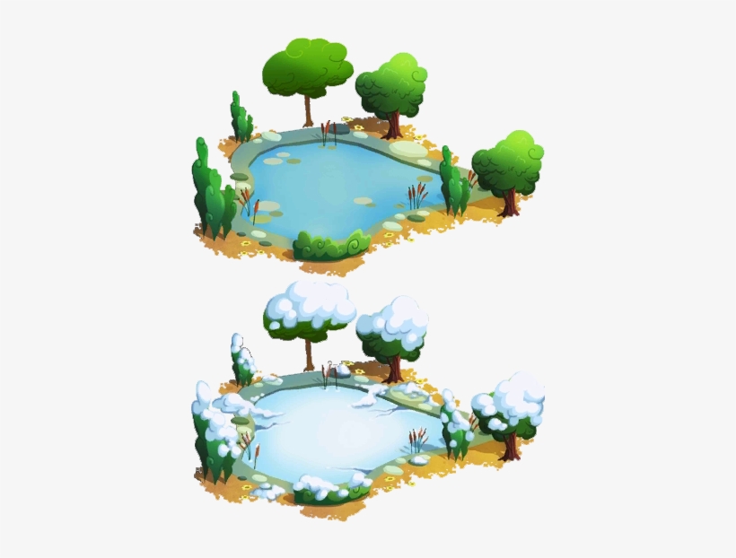 Medium Pond - Pond Transparent PNG - 394x542 - Free Download on NicePNG