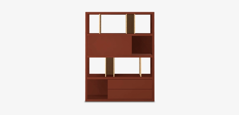 Kai Shelves 118 Treku - Bookcase Transparent PNG - 510x490 - Free ...