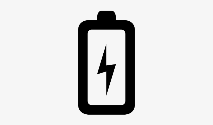 Battery With A Bolt Vector - Energy Ico Transparent PNG - 400x400 ...
