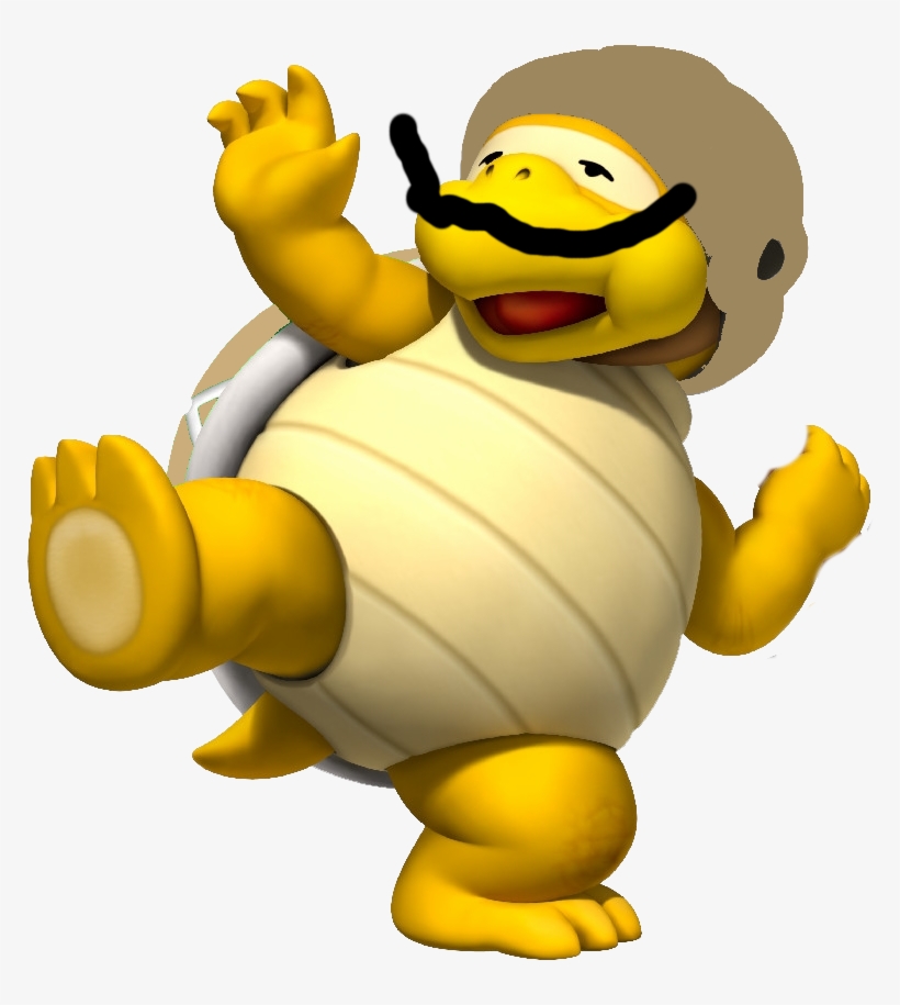 Robber Bro - Mario Fat Hammer Bro Transparent PNG - 775x846 - Free ...