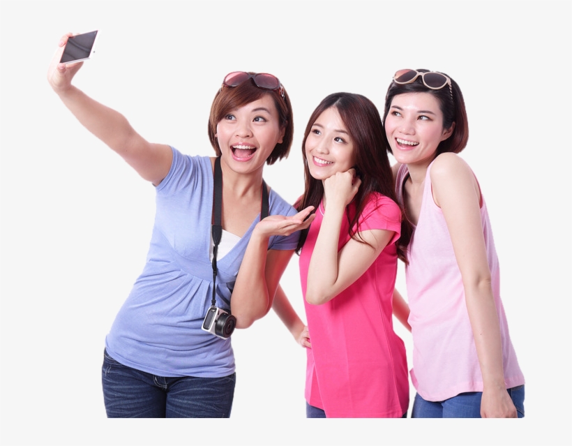 Exclusive Offers From - Girls Group Selfie Png Transparent PNG ...