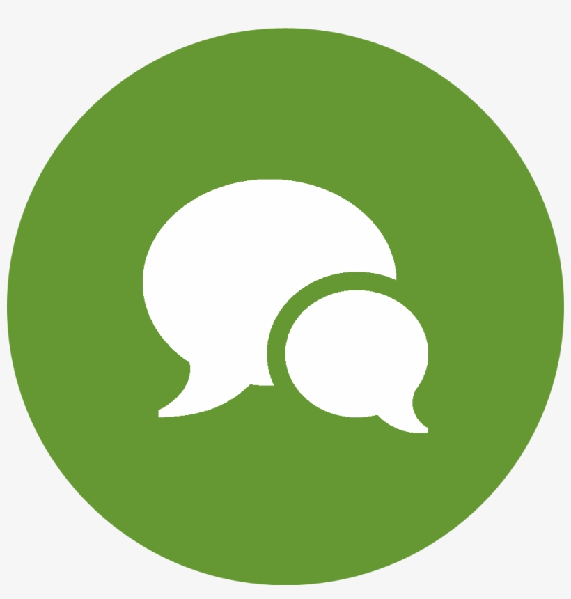 Chat Support Services - Email Icon Png Round Transparent PNG ...