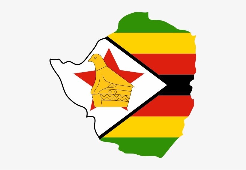 File - Zimbabwe Outline - Svg - Zimbabwe Flag In Country Transparent ...