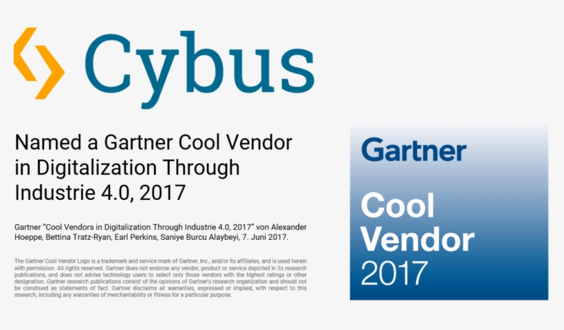 Cybus Named A “cool Vendor” By Gartner - Gartner Transparent PNG ...