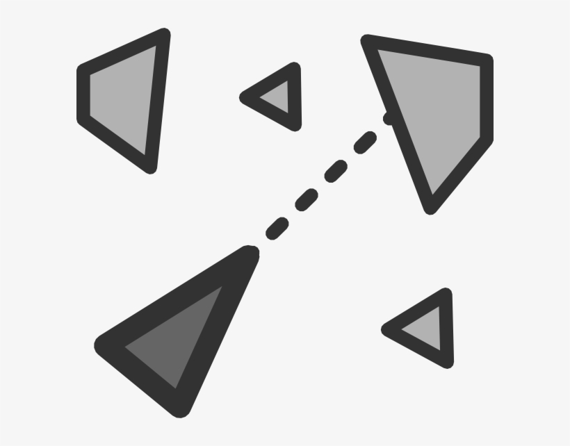 Triangles And Dotted Lines Svg Clip Arts 600 X 562 Transparent PNG ...