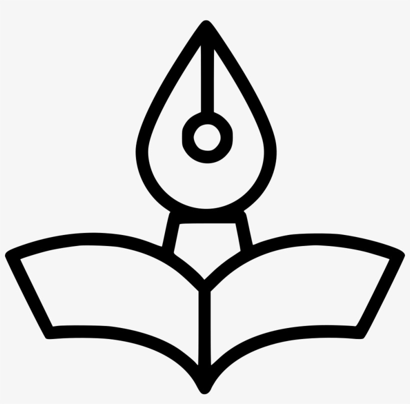 Pen Open Book - Book Open And Pen Icons Vector Transparent PNG ...