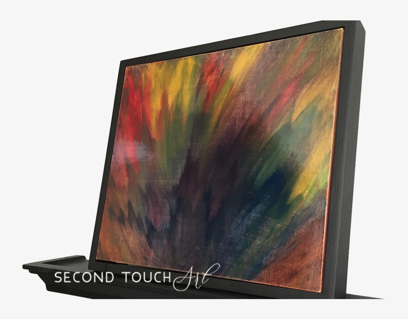 Abstract Art On Wood - Led-backlit Lcd Display Transparent PNG ...