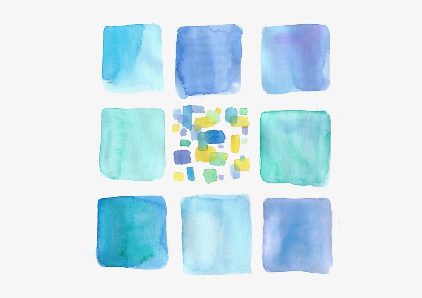 Watercolor Squares Photoshop - Linens Transparent PNG - 500x500 - Free ...