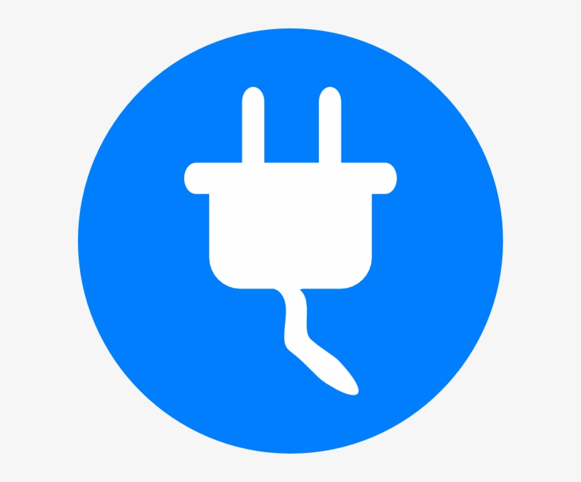How To Set Use Blue Electricity Symbol Clipart Transparent PNG ...