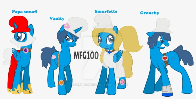 Mixelfangirl100, Crossover, Earth Pony, Papa Smurf, - Alicorn Pegasus ...