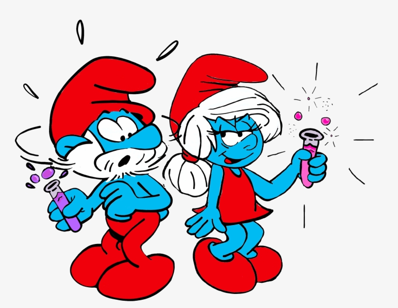Papa Smurf And Mama Smurf - Papa Smurf Transparent PNG - 2356x1788 ...