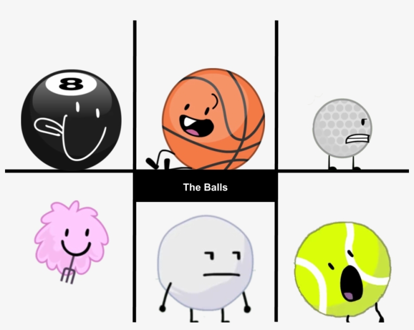 Bfb Template Balls - Wiki Transparent PNG - 960x720 - Free Download on ...