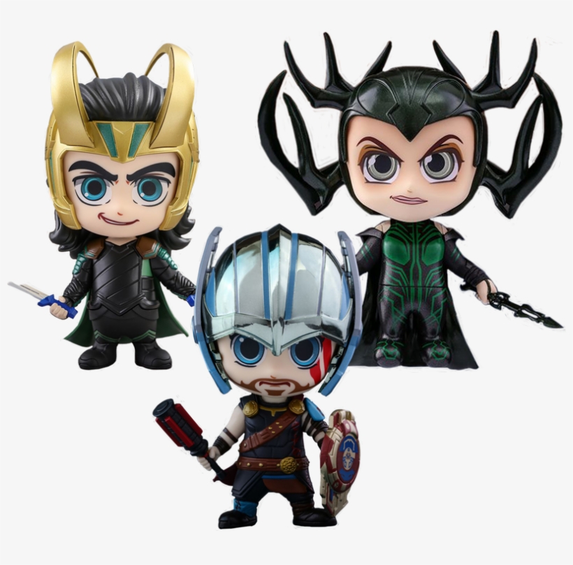 Gladiator Thor, Loki & Hela Cosbaby - Loki Toys Transparent PNG ...